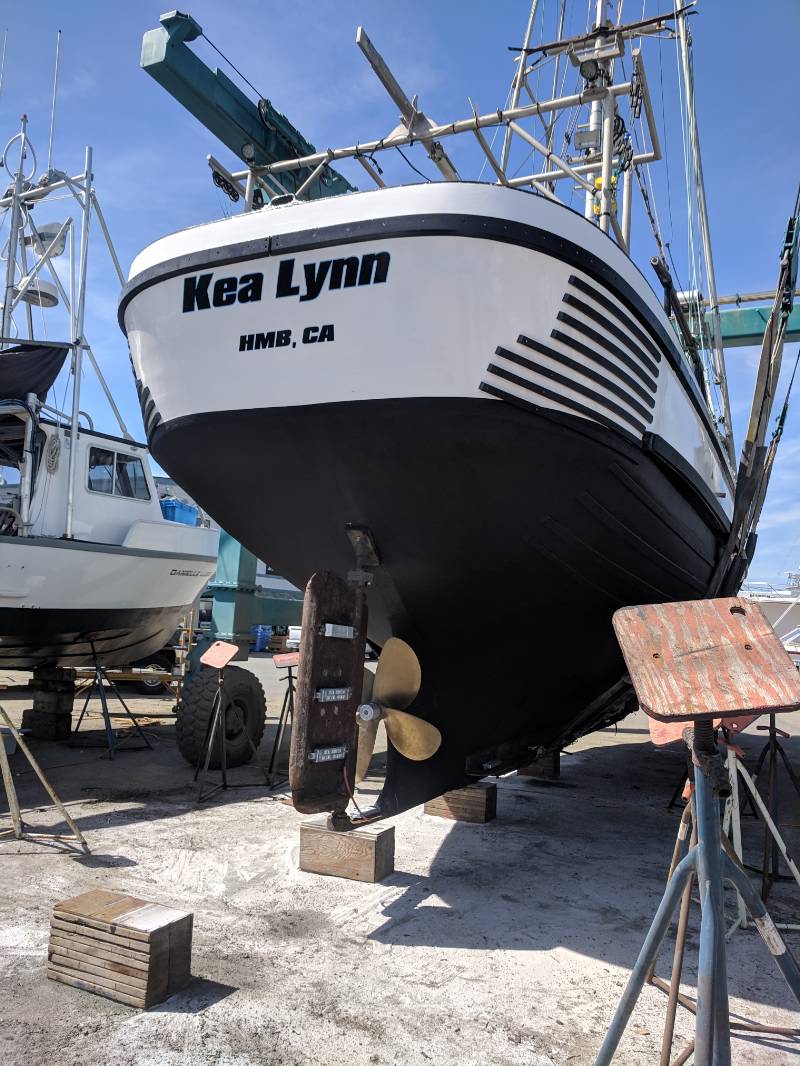 1948 Wooden Troller Commercial Fishing Boat Lettering from Timothy D ...