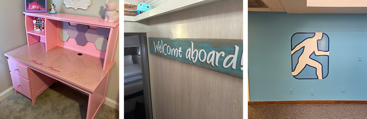 Adhesive Backed Wall Lettering | CustomVinylLettering.net