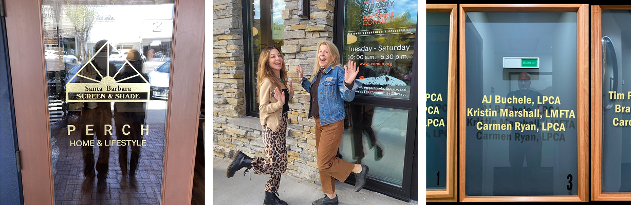 Window Lettering and Decals | CustomVinylLettering.net